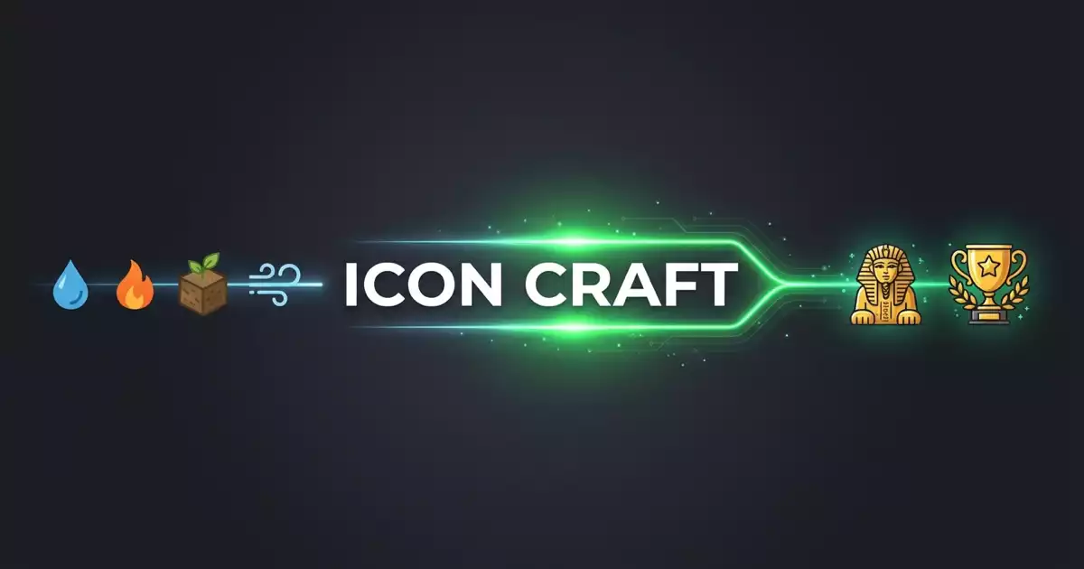 Icon Craft – Juego infinito de fusión: crea famosos y monumentos
